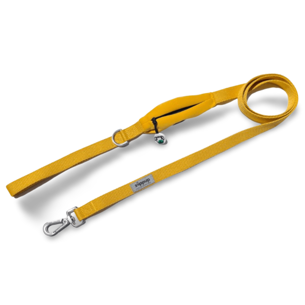 Buy Ziippup Yellow Dog Lead With Poo Bag Holder Online | Better Prices ...