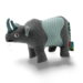 Buy Resploot Black Rhino Dog Toy Online | Better Prices At Pet Circle