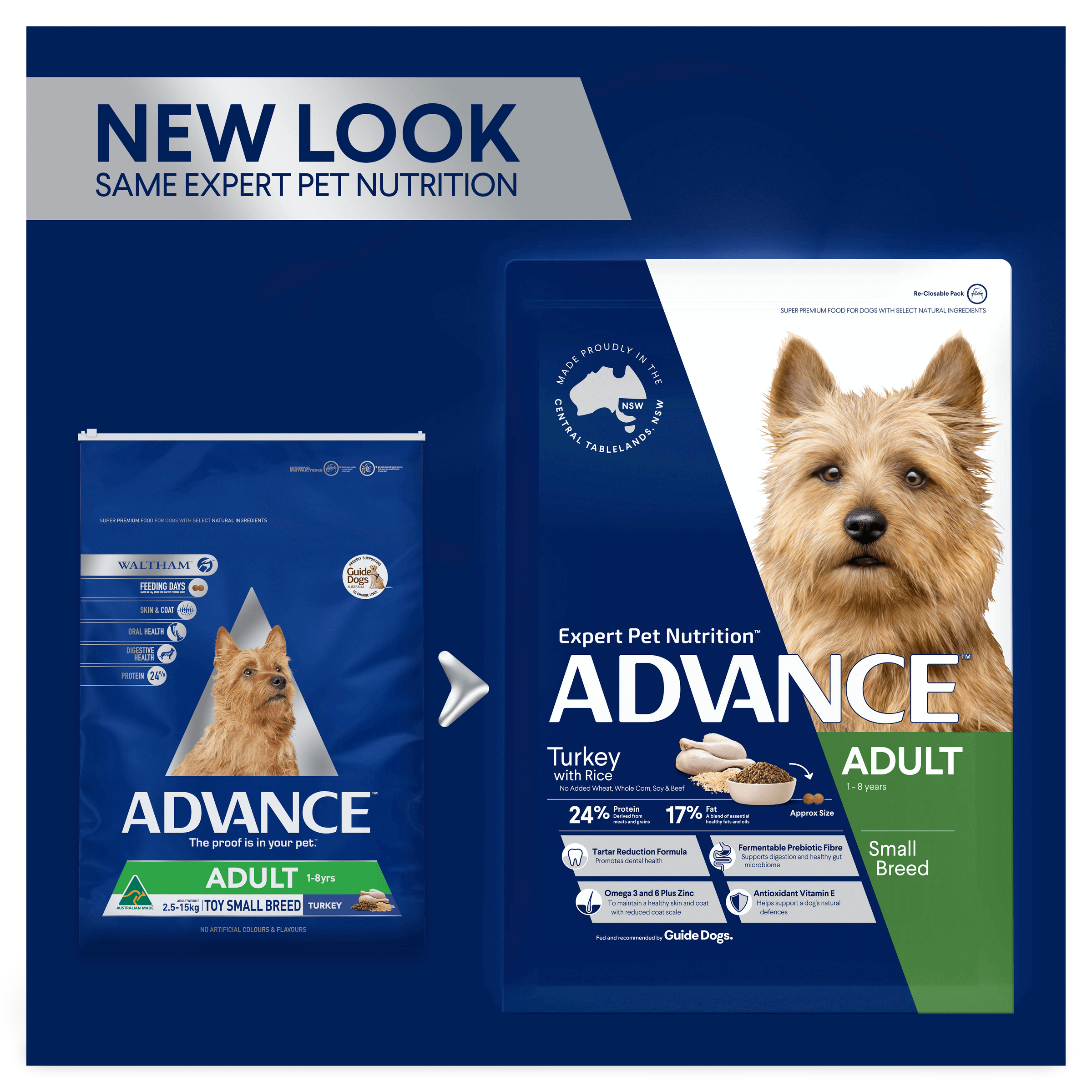 Buy Advance Small Adult Dry Dog Food Turkey With Rice Online | Low ...