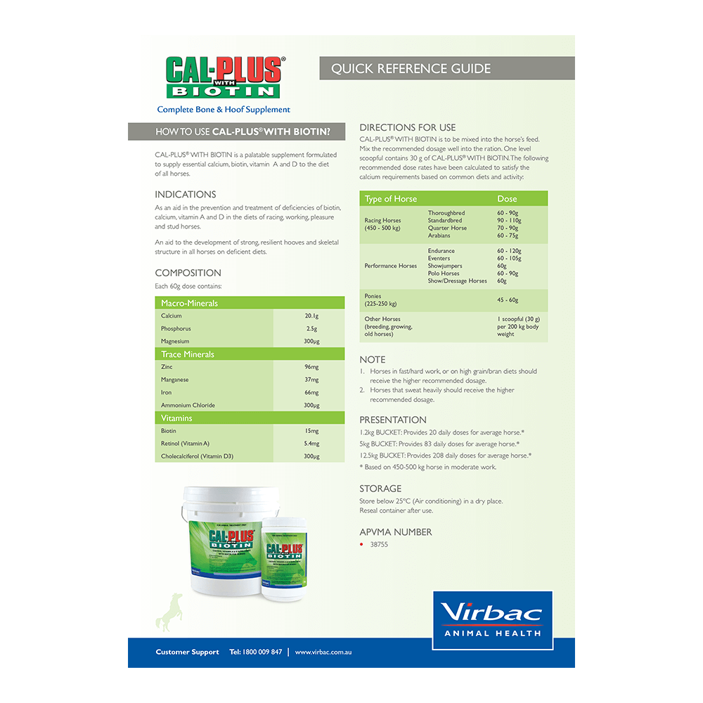 Buy Cal Plus With Biotin Online | Better Prices At Pet Circle