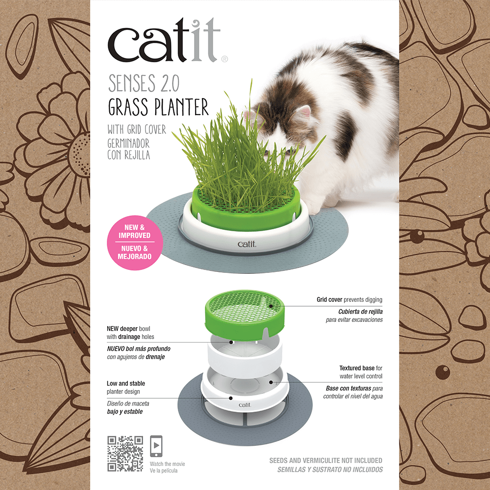 Buy Catit Senses Grass Planter Online | Better Prices At Pet Circle