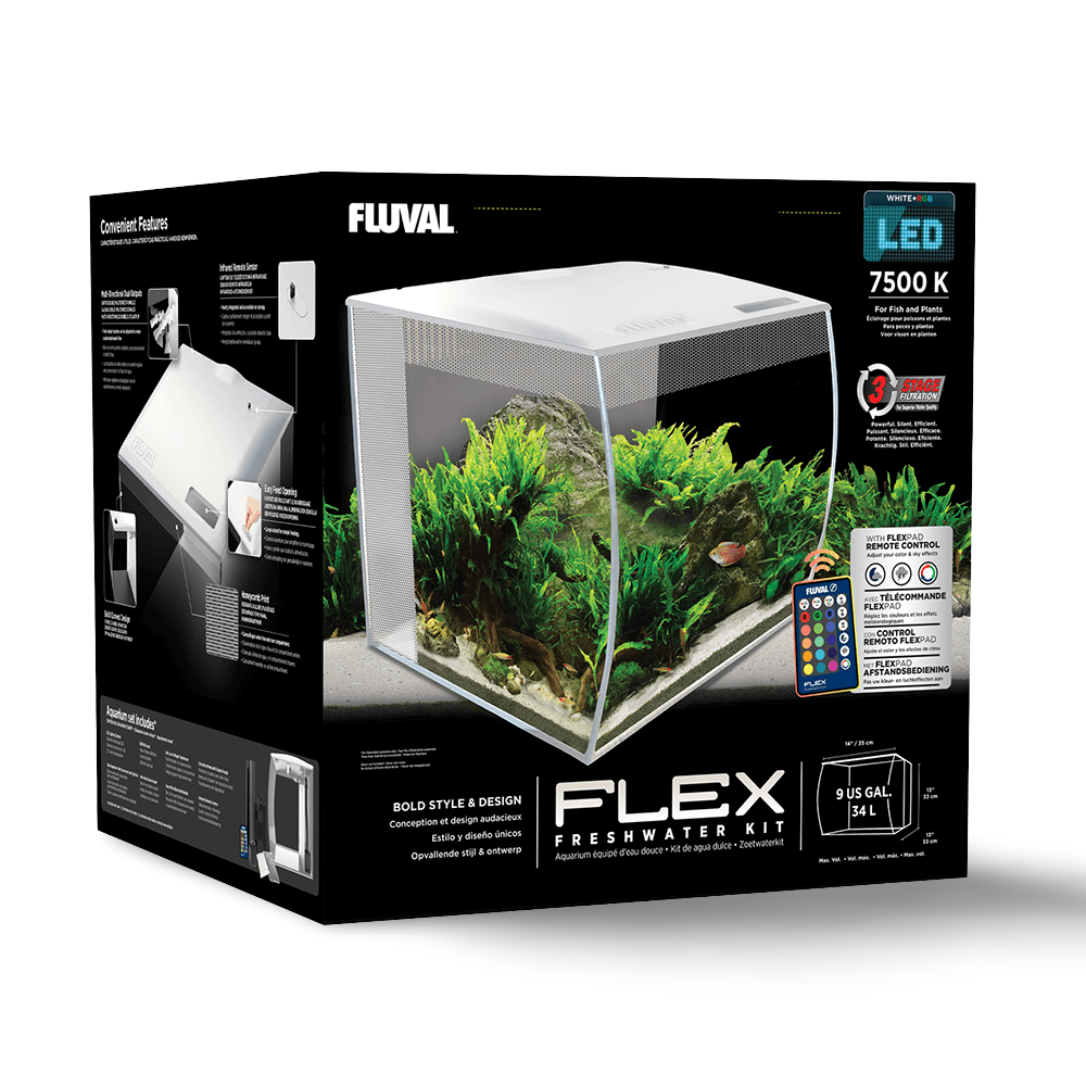 Buy Fluval Flex Aquarium White Online | Better Prices At Pet Circle