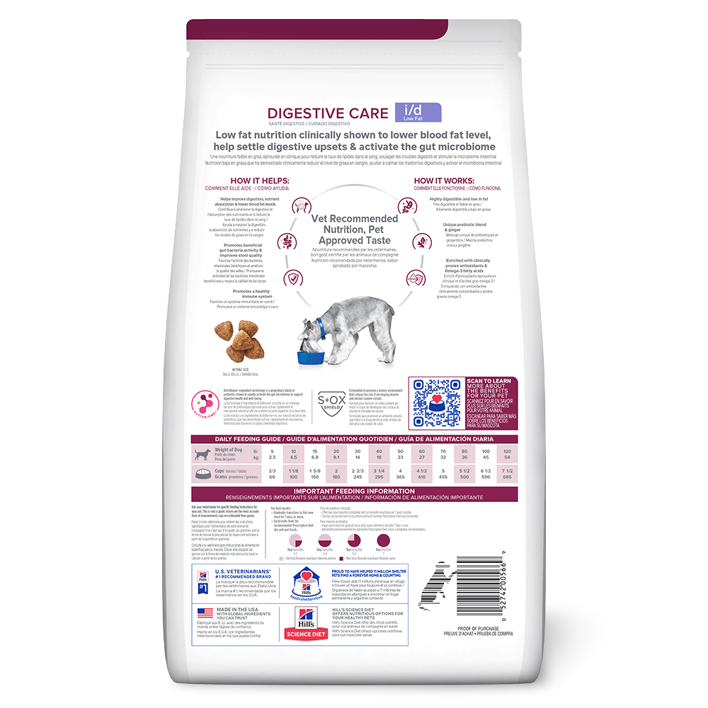 Buy Hills Prescription Diet Id Low Fat Digestive Care Dry Dog Food ...