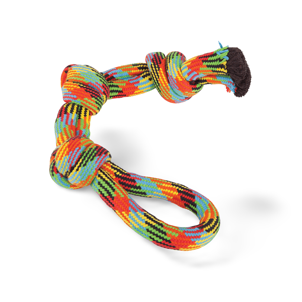 Buy Kazoo Braided Rope Three Knot Tug Dog Toy Online | Better Prices At ...