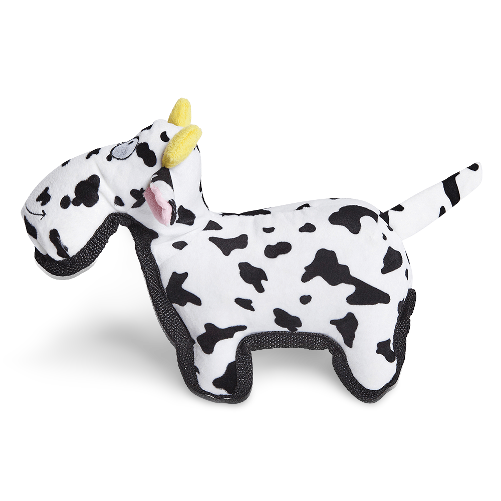 Buy Kazoo Furries Tough Cow Dog Toy Online | Better Prices At Pet Circle