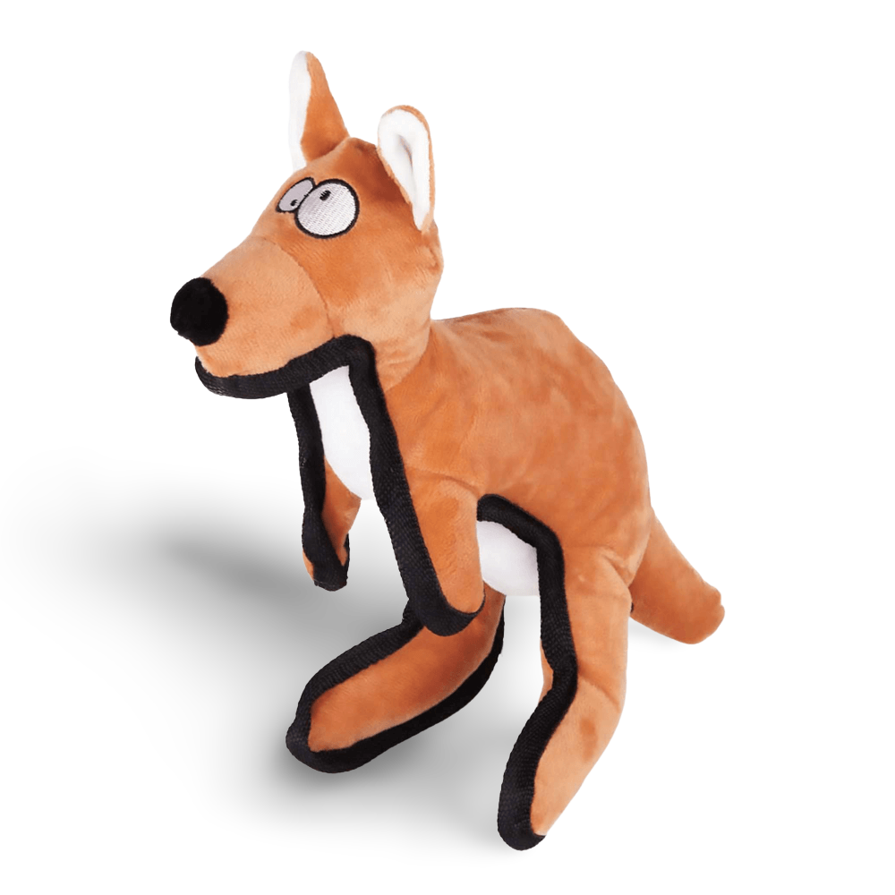 Buy Kazoo Furries Tough Kangaroo Dog Toy Online | Low Prices, Free Shipping
