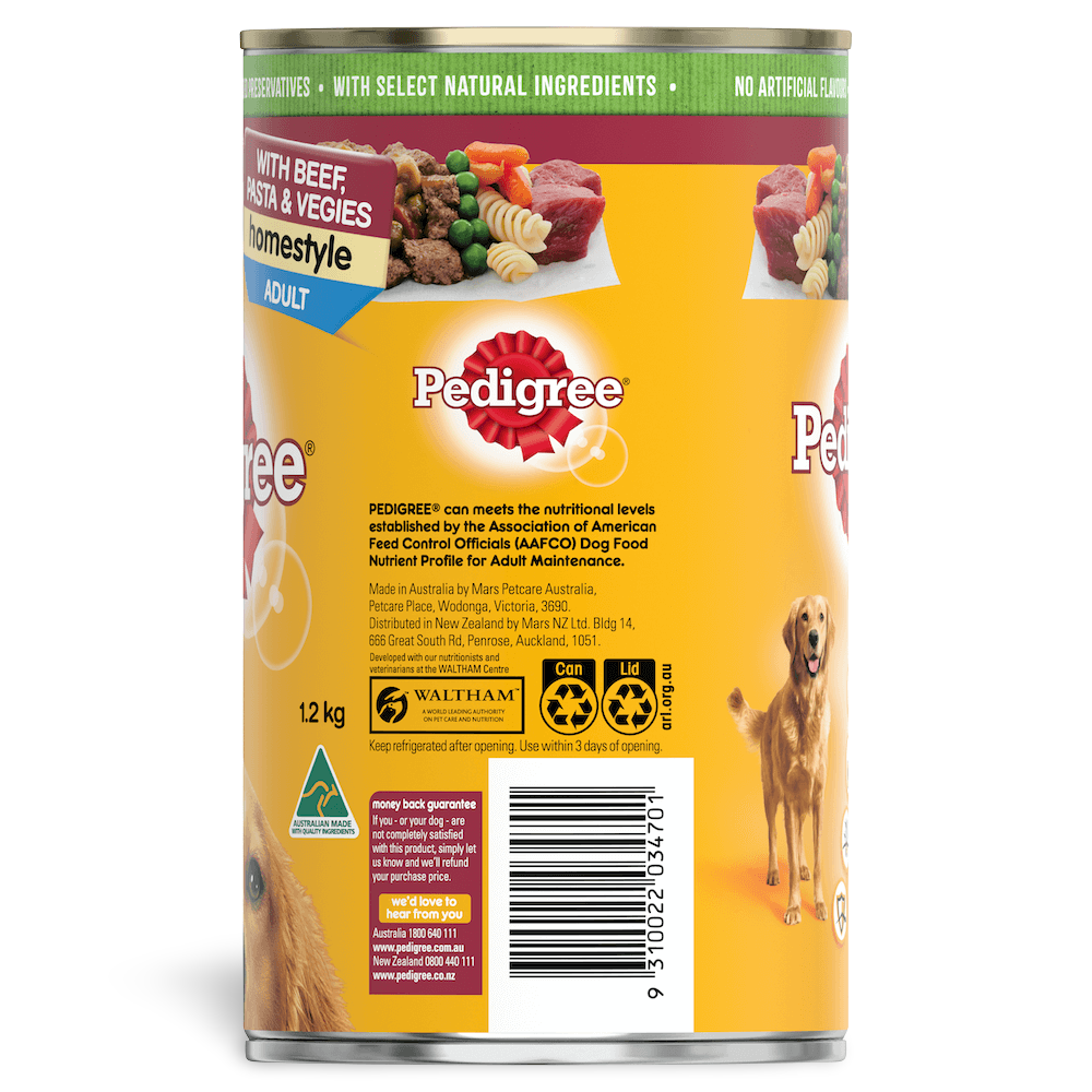 Buy Pedigree Adult Wet Dog Food Beef Pasta Vegies Homestyle Online ...