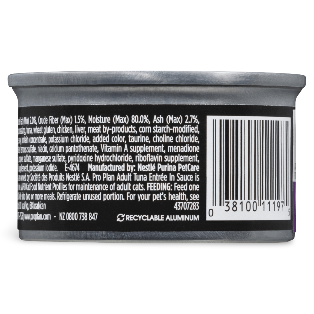 Buy Pro Plan Cat Tuna Entree Cans Online | Better Prices At Pet Circle