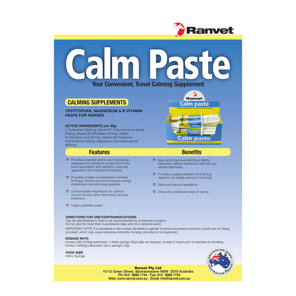 Buy Ranvet Calm Paste Online | Better Prices At Pet Circle