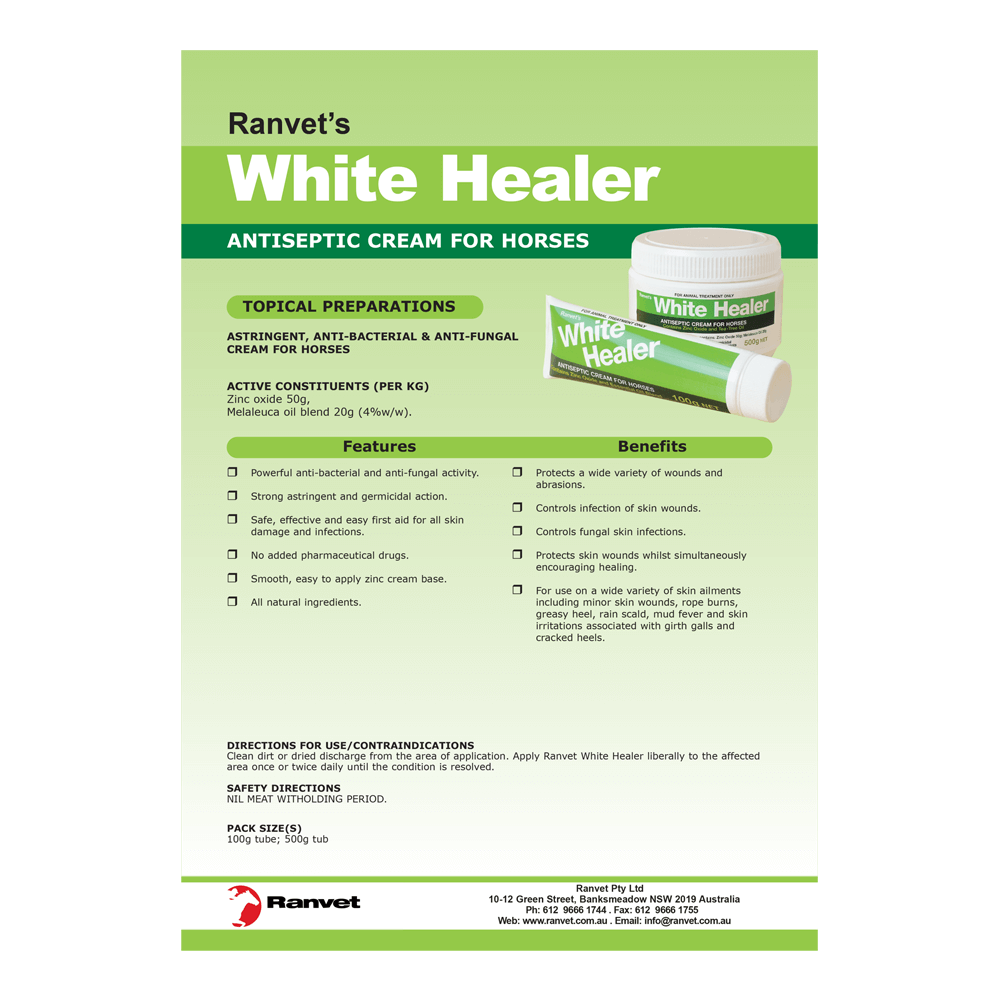 Buy Ranvet White Healer Antiseptic Cream Online | Better Prices At Pet ...