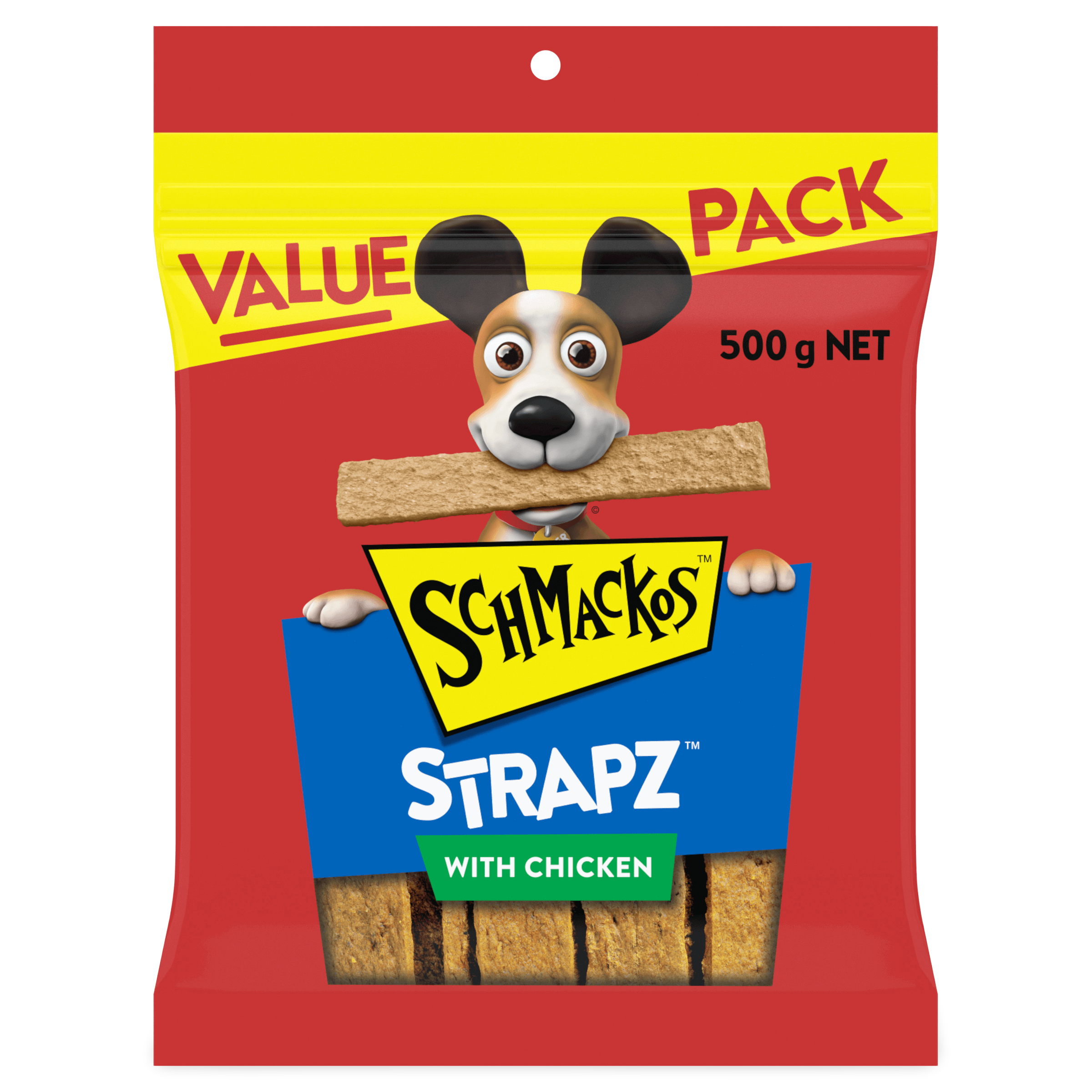 Buy Schmackos Strapz Chicken Flavour Dog Treats Online | Better Prices ...