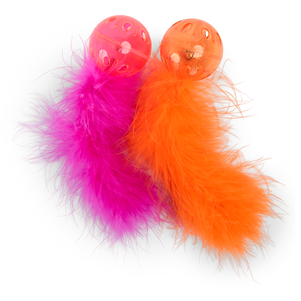 Buy Scream Cat Toy Lattice Ball Orange Pink Online | Better Prices At ...