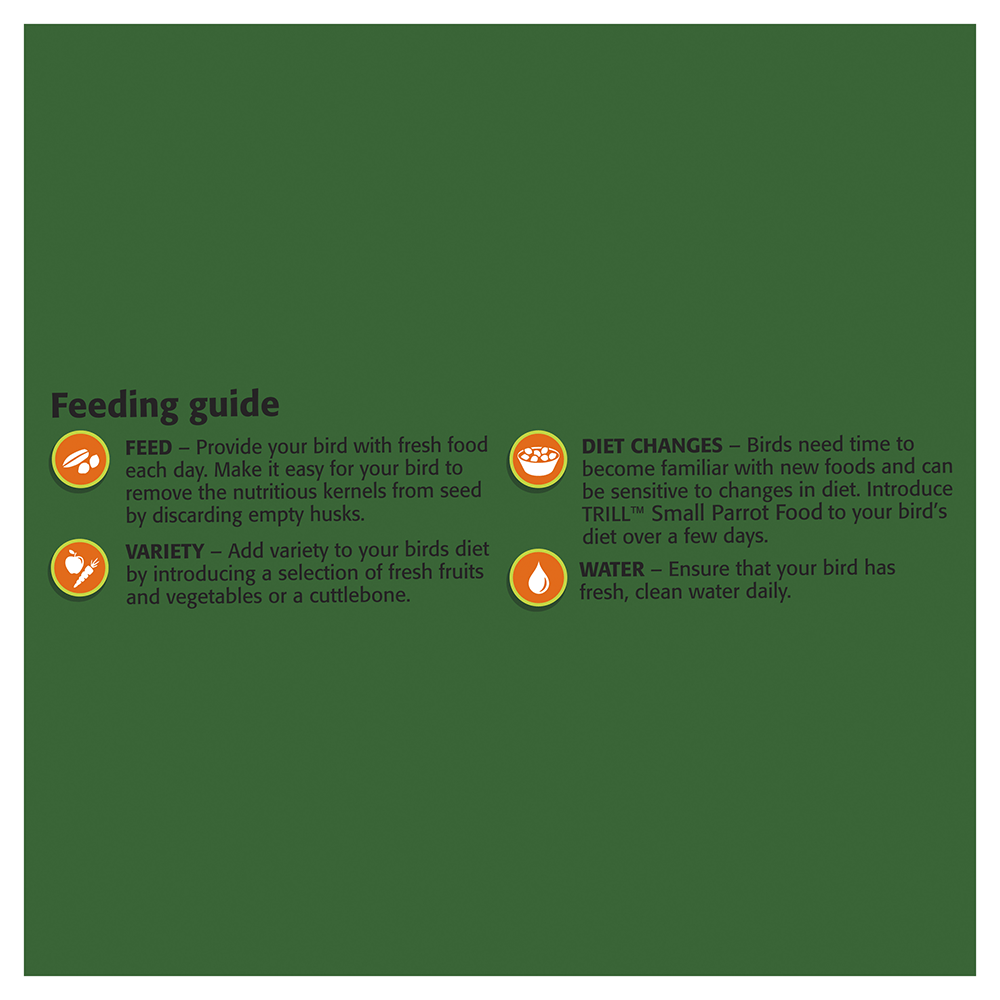 Buy Trill Small Parrot Mix Online | Better Prices At Pet Circle