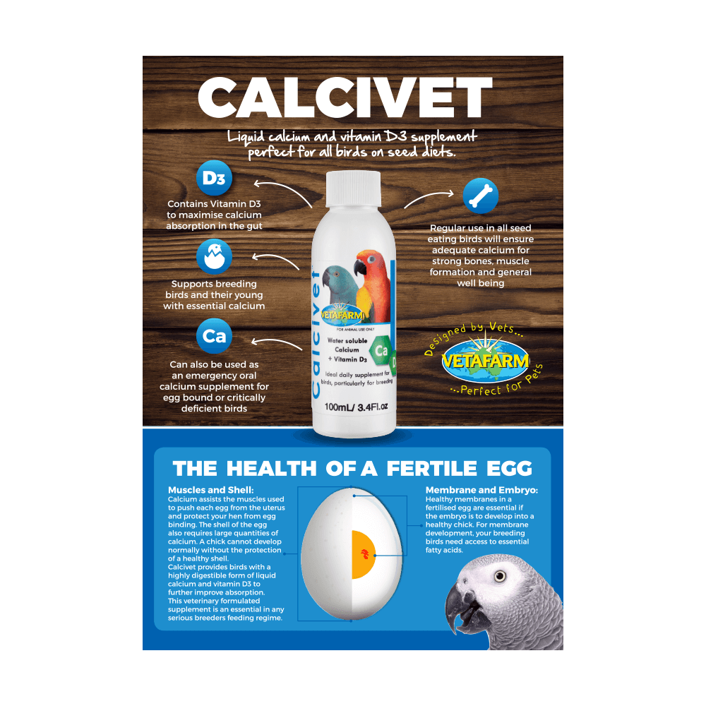 Buy Vetafarm Bird Calcivet Online | Better Prices At Pet Circle