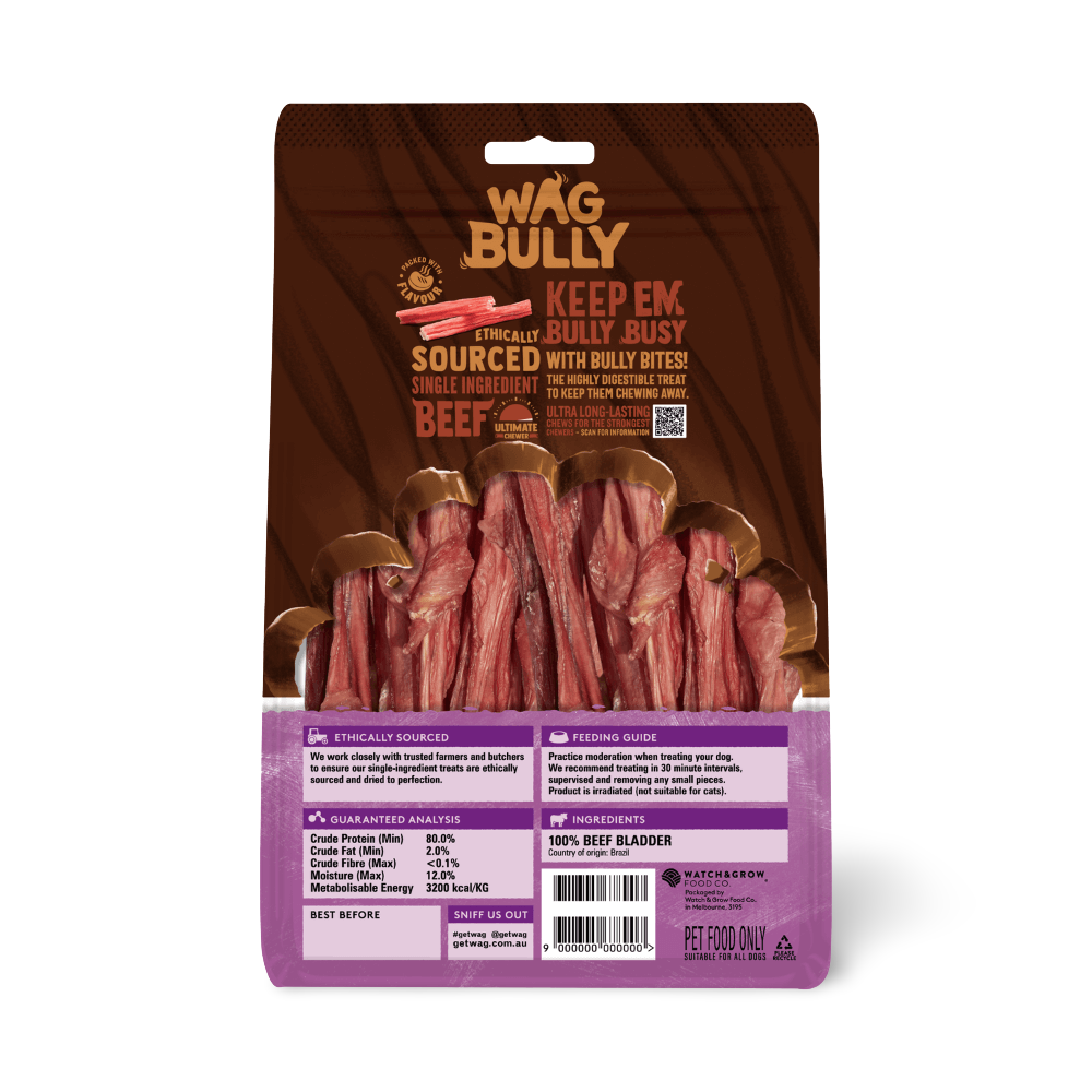 Buy Wag Dog Treats Bully Bites Online | Better Prices At Pet Circle